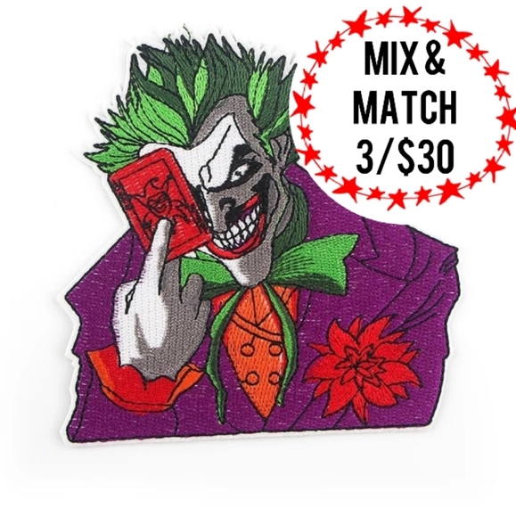 Accessories | The Joker Batman Gotham Iron On Patch | Poshmark